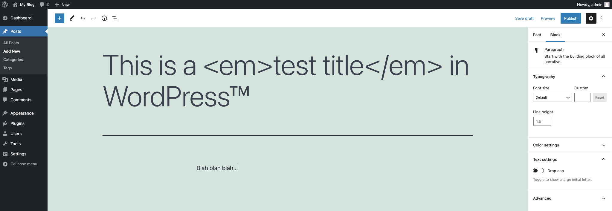 [WP] Allow (optionally?) a limited set of HTML markup in node titles. · Issue #5081 · backdrop ...