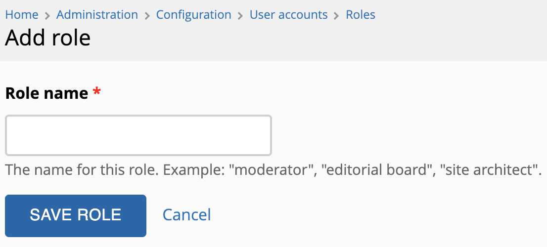 [UX] Add a 'Save and set permissions' button to the 'Add role' form · Issue #5208 · backdrop ...
