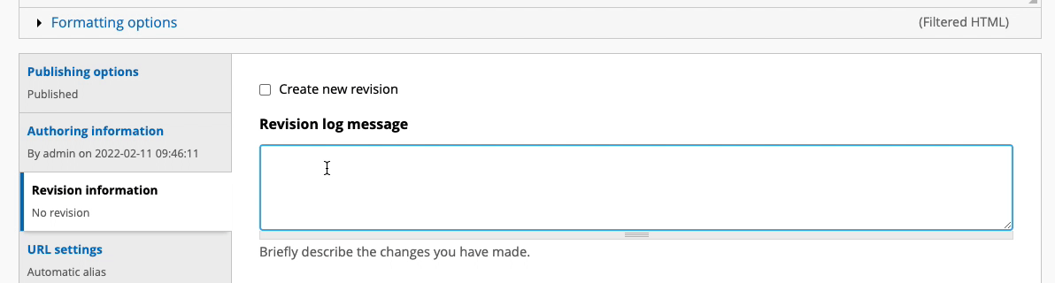 Required revision messages · Issue #4302 · backdrop/backdrop-issues ...