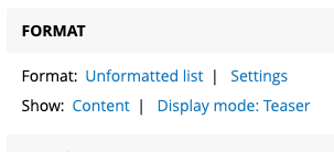 [UX] Views interface: "Show: Content" and "Show: Fields" may be ...