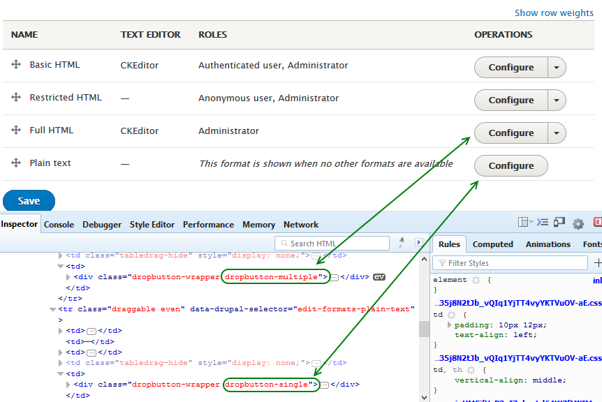 [DX] Add a "dropbutton-single" class to dropbuttons with single items. · Issue #2741 · backdrop ...
