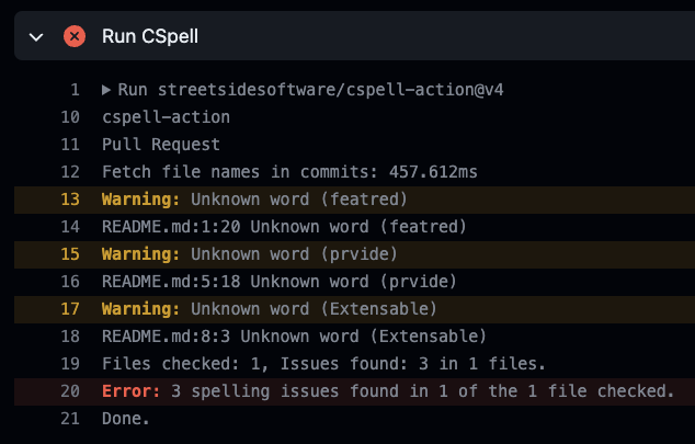 CSpell: Update GHA to v4 · Issue #6276 · backdrop/backdrop-issues · GitHub