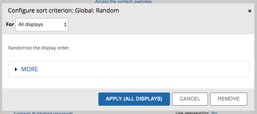 Fix Views > Random sort · Issue #1909 · backdrop/backdrop-issues · GitHub