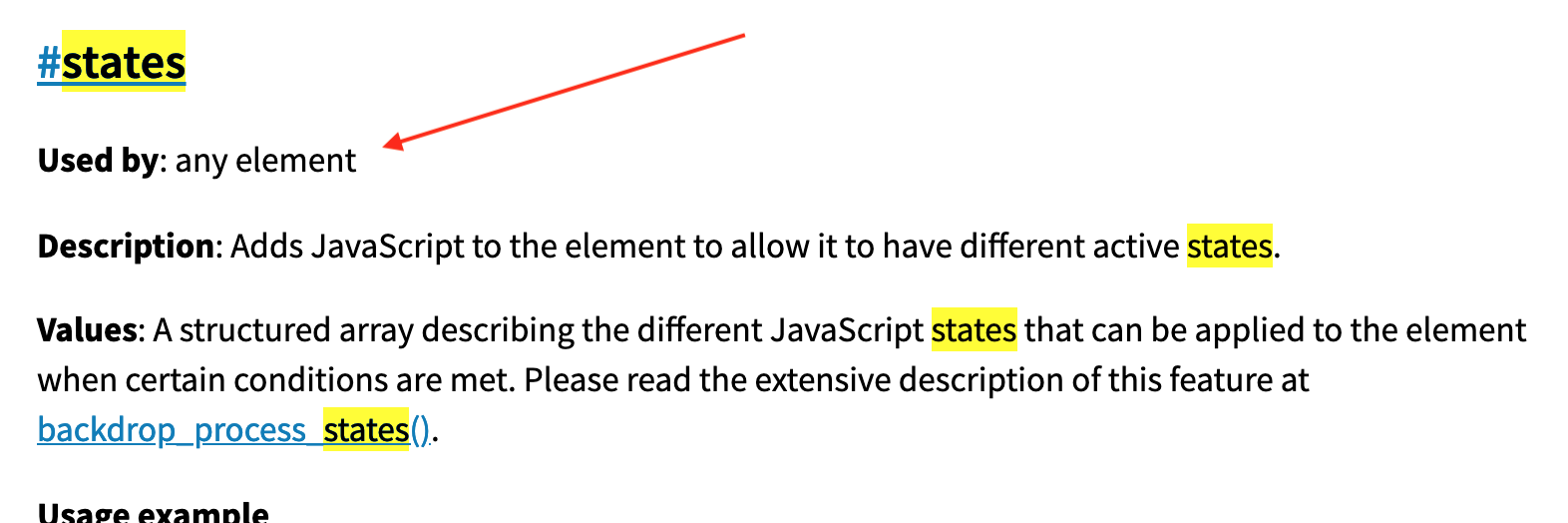 Dx Form Api Fields Of Type `help` And `markup` Do Not Support `attributes` Or `states