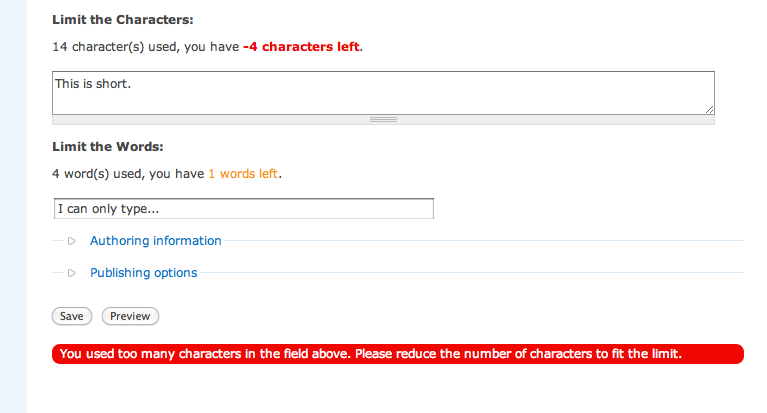  UX Improve The Text May Not Be Longer Than Error Message Issue 3708 Backdrop 
