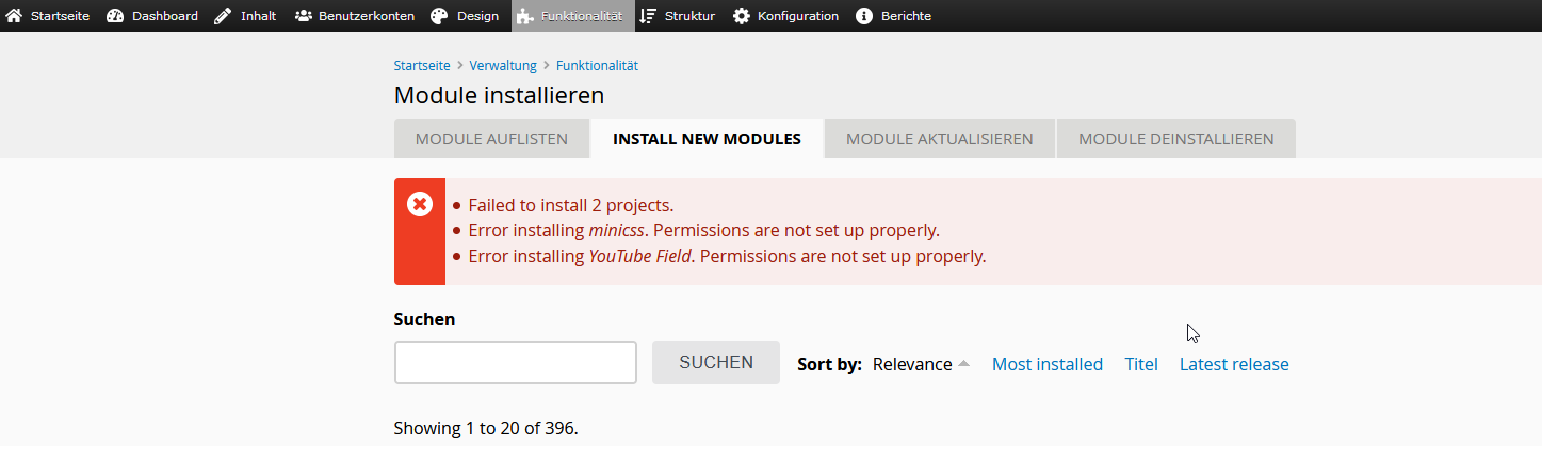 [UX] Misleading "Permissions are not set up properly" error message. · Issue #2581 · backdrop ...
