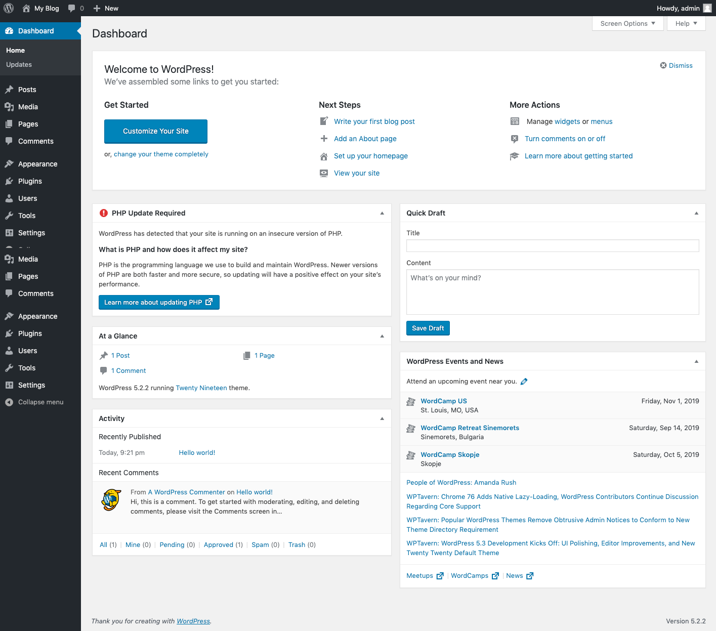 [WP][UX] Dashboard: Collapsible blocks · Issue #3995 · backdrop/backdrop-issues · GitHub