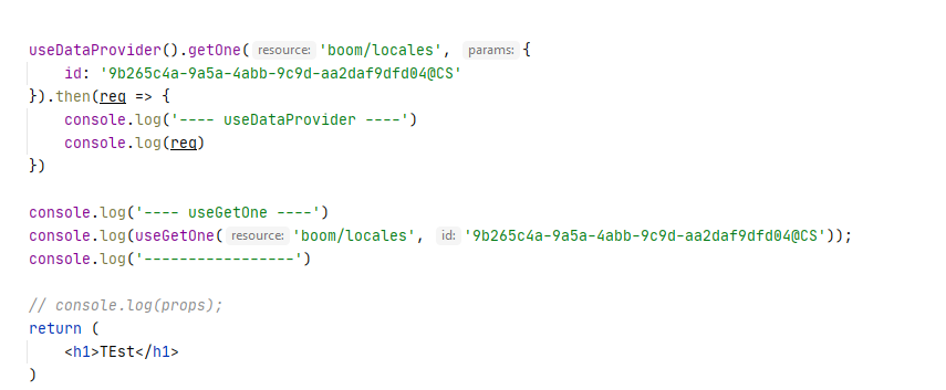 Usedataprovider Vs Usegetone Edit Component Not Getting Record Data · Issue 5217 · Marmelab