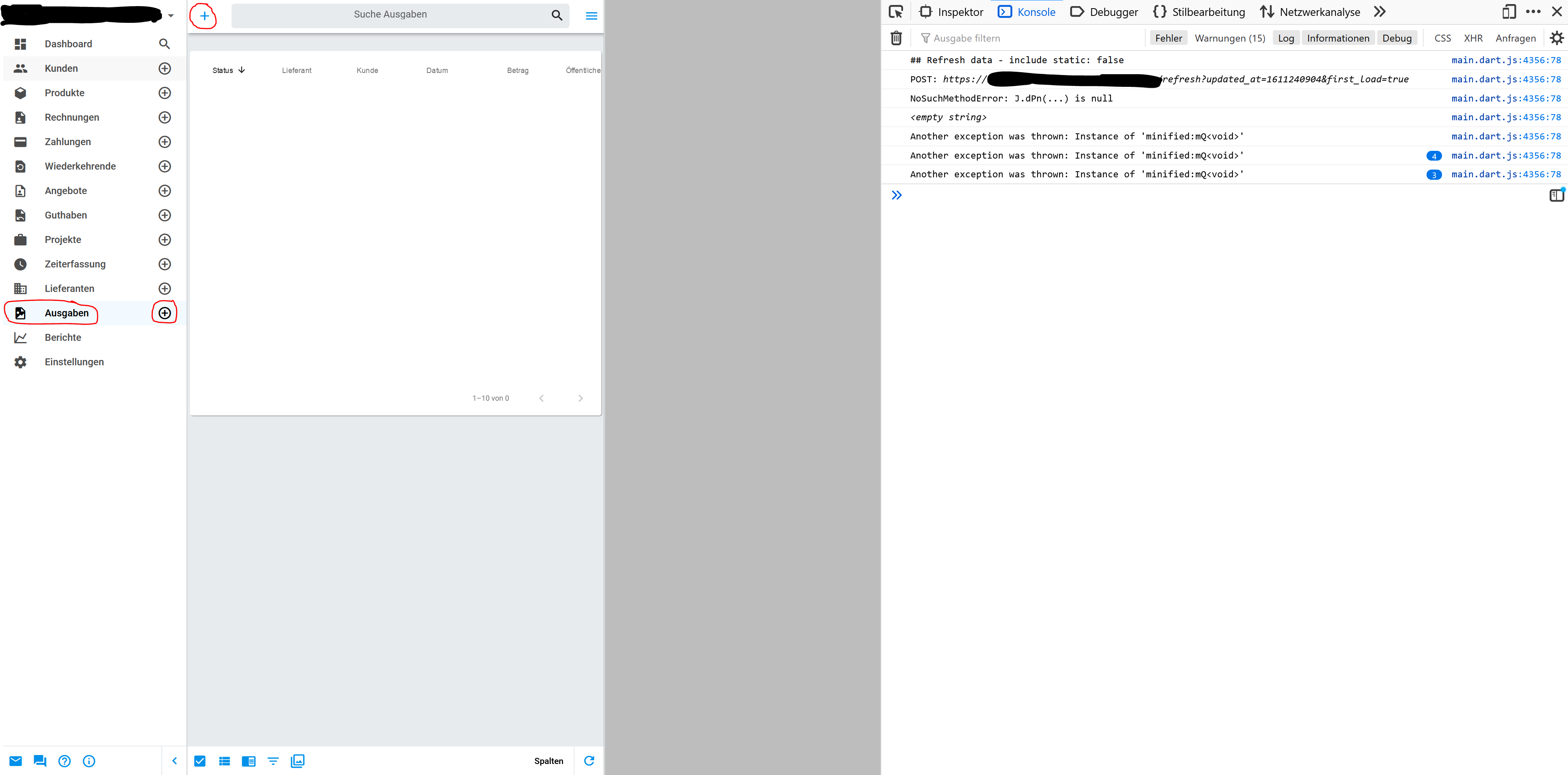 Expenses: Another exception was thrown: Instance of 'minified:mQ · Issue #4740 · invoiceninja ...