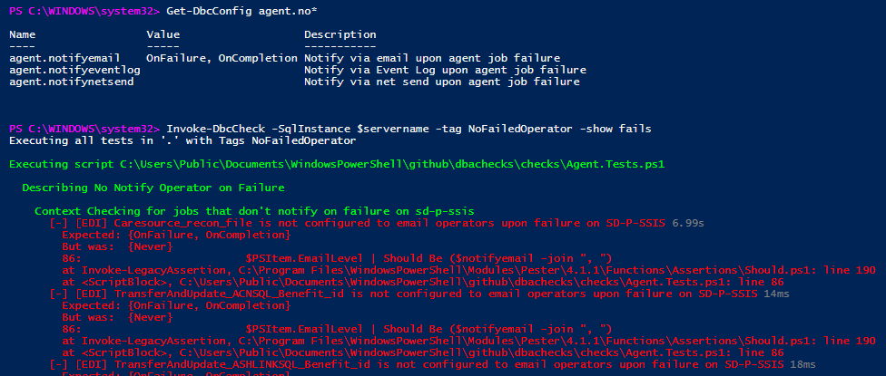 New Check - Agent jobs that aren't set to notify on failure · Issue #237 · dataplat/dbachecks ...