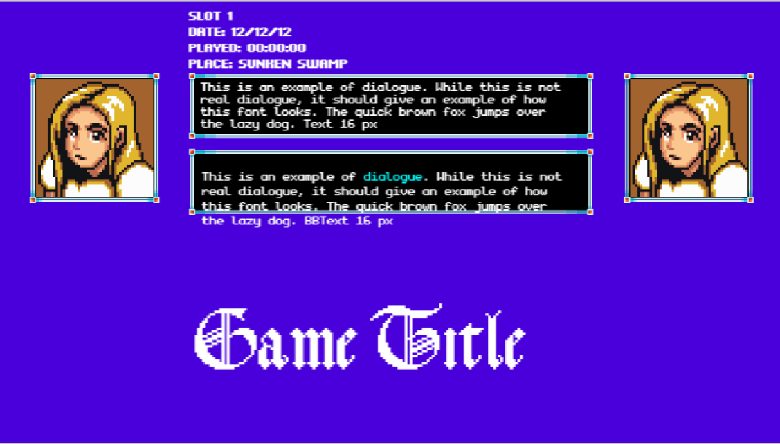 [$200+ Bounty]Implement "Bitmap Text" object to avoid blurry or ...