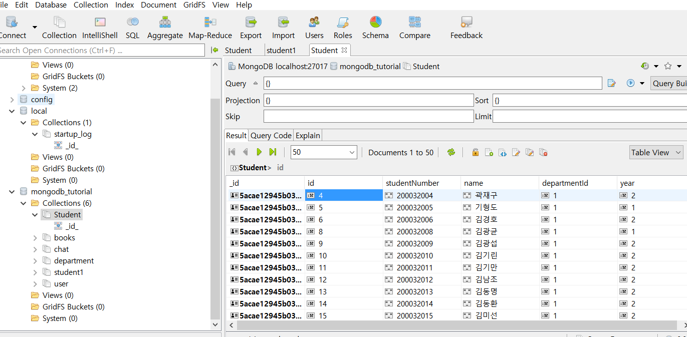 GitHub - wkdtndgns/MongoDb: 몽고디비 스프링 부트 CRUD (Studio 3T를 이용해서 작업했습니다)