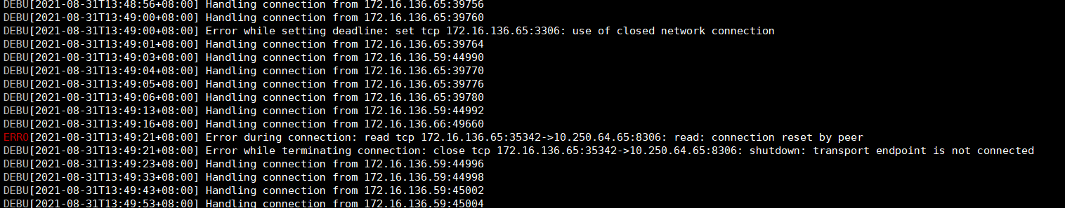Error while setting deadline && Error while terminating connection · Issue #8412 · traefik ...