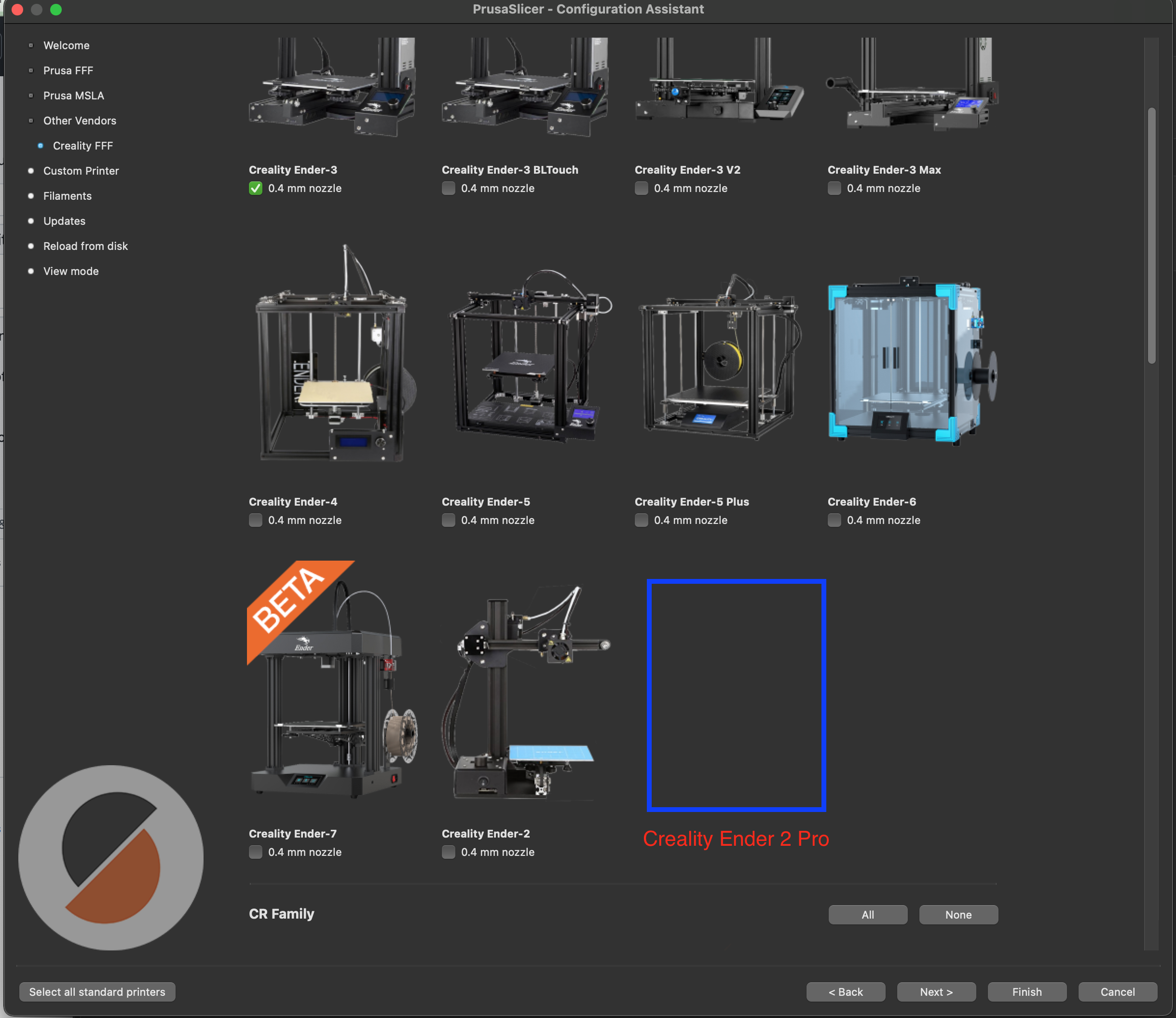 Add profile for Creality Ender 2 Pro · Issue #7416 · prusa3d/PrusaSlicer · GitHub