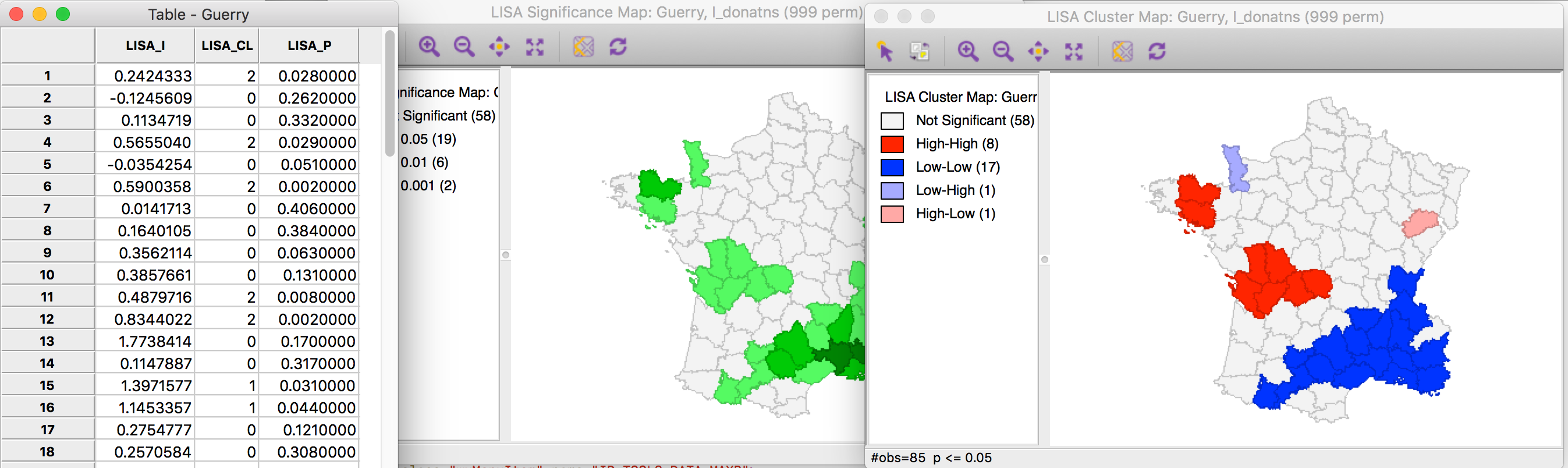 Differences in tutorial Local Spatial Autocorrelation (1) · Issue #1403 · GeoDaCenter/geoda · GitHub