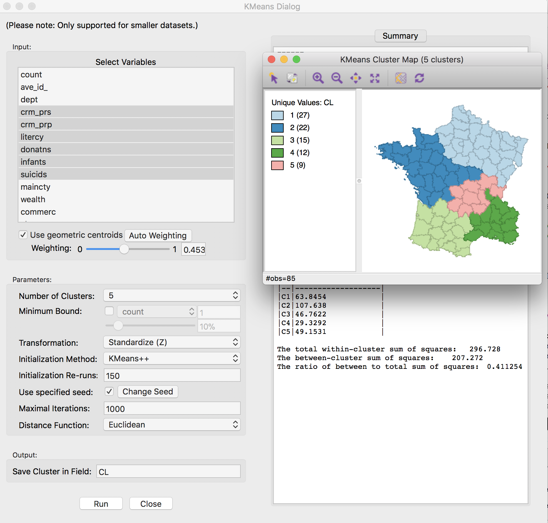 k-means: apply binary search algorithm to find optimal weights value for centroids · Issue #1572 ...