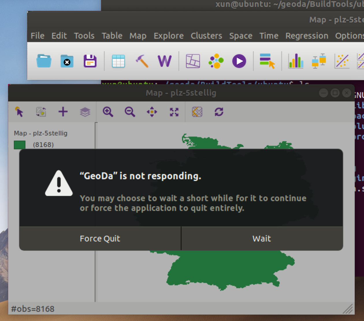 Crash Report · Issue #1942 · GeoDaCenter/geoda · GitHub
