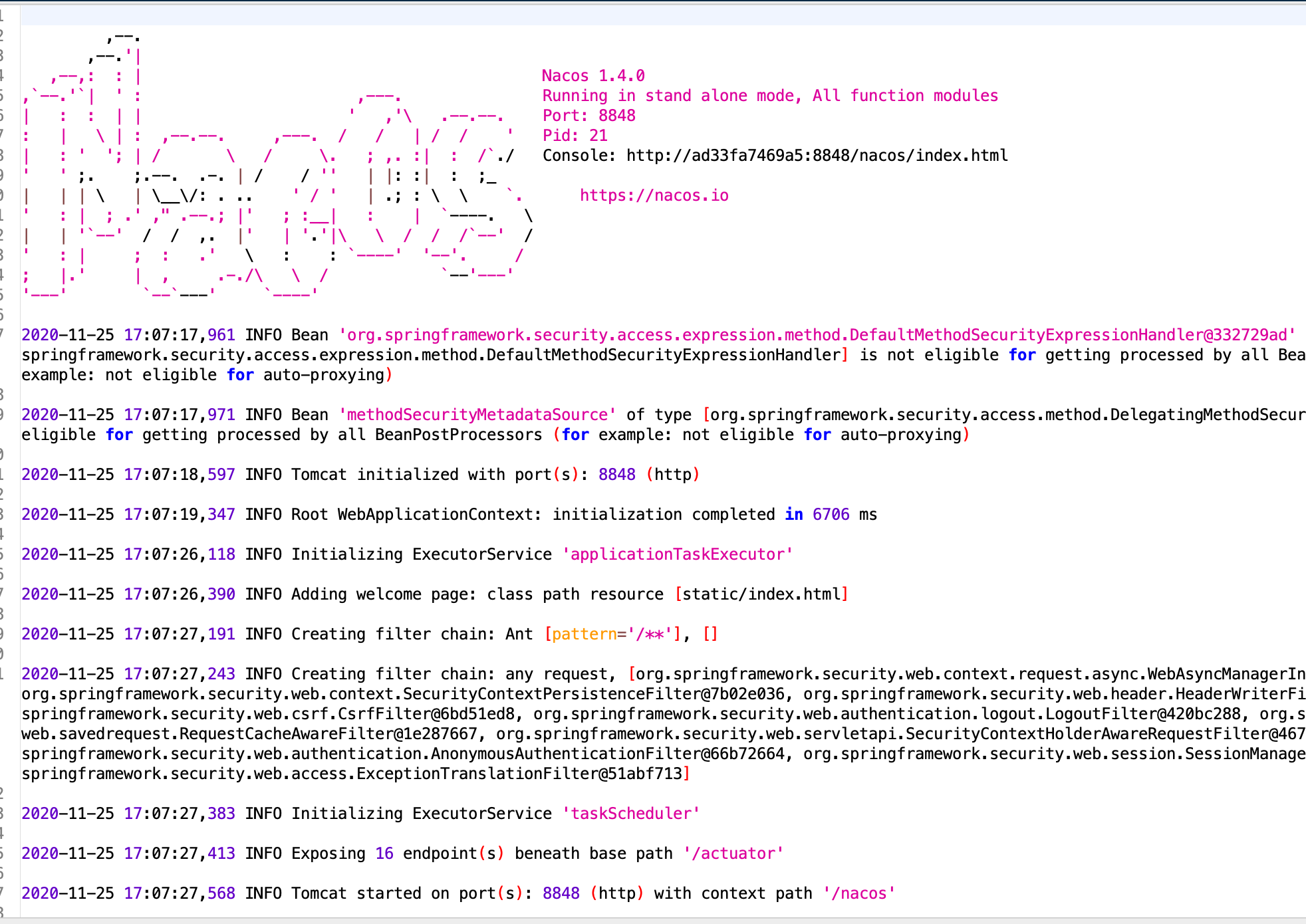 nacos1.3.2升级到1.4.0配置端口无效(Nacos1.3.2 upgrade to 1.4.0 configuration port ...