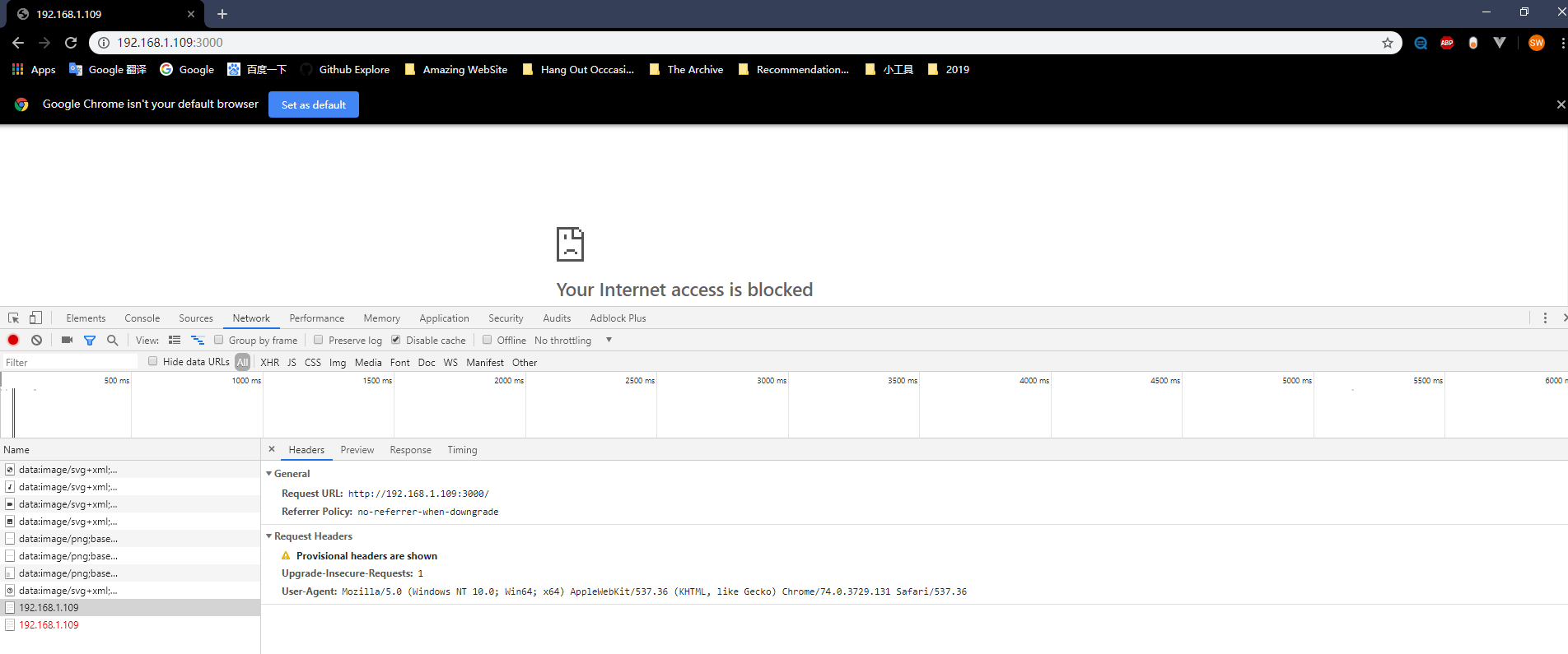 浏览器中无法使用本机IP及端口访问Web Server · Issue #2381 · shadowsocks/shadowsocks-windows · GitHub