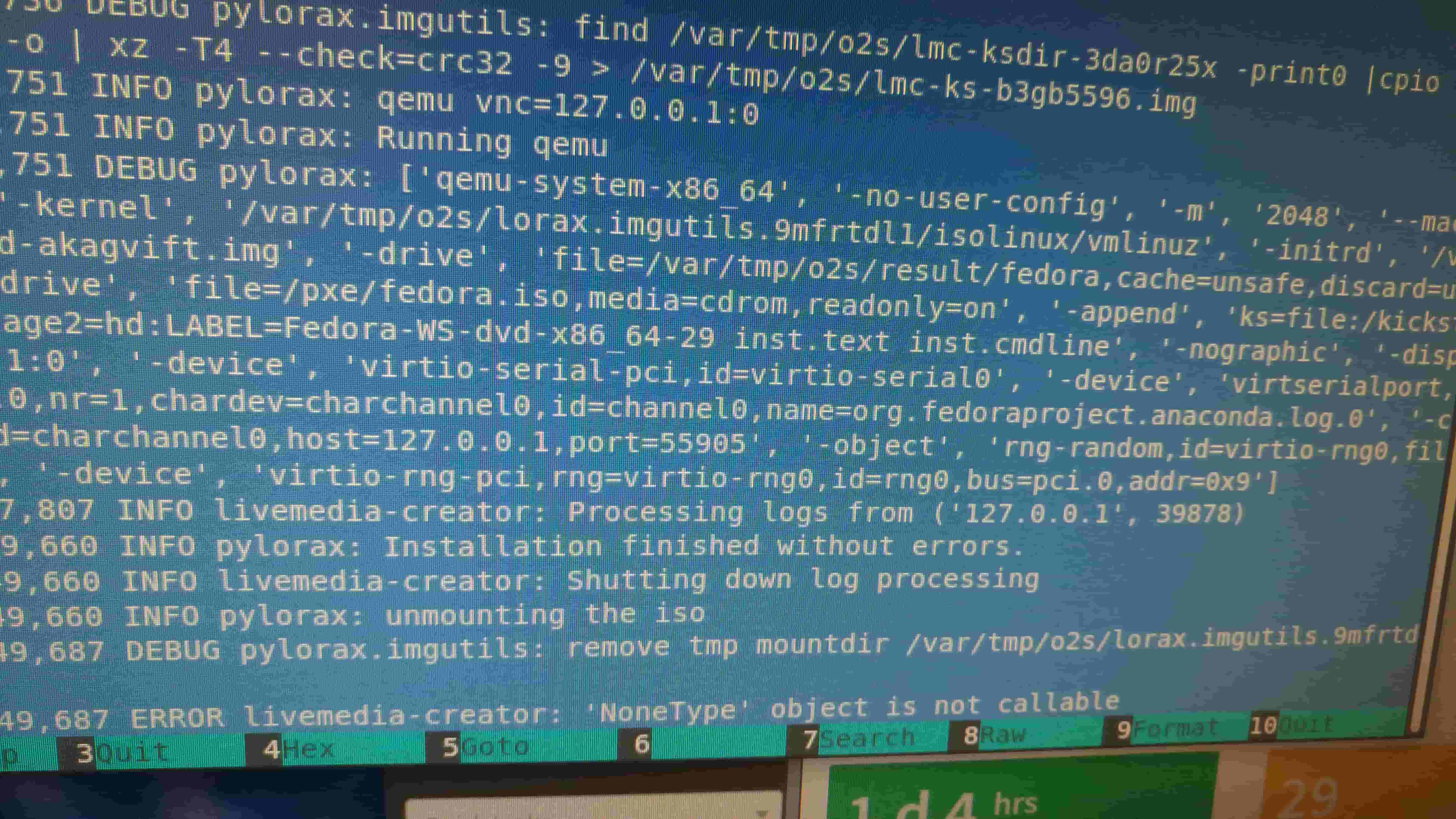 'NoneType' object is not callable · Issue #614 · weldr/lorax · GitHub