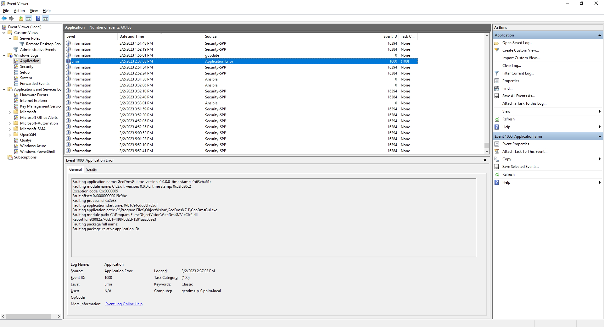 Crashing at Azure with 8-serie · Issue #167 · ObjectVision/GeoDMS · GitHub