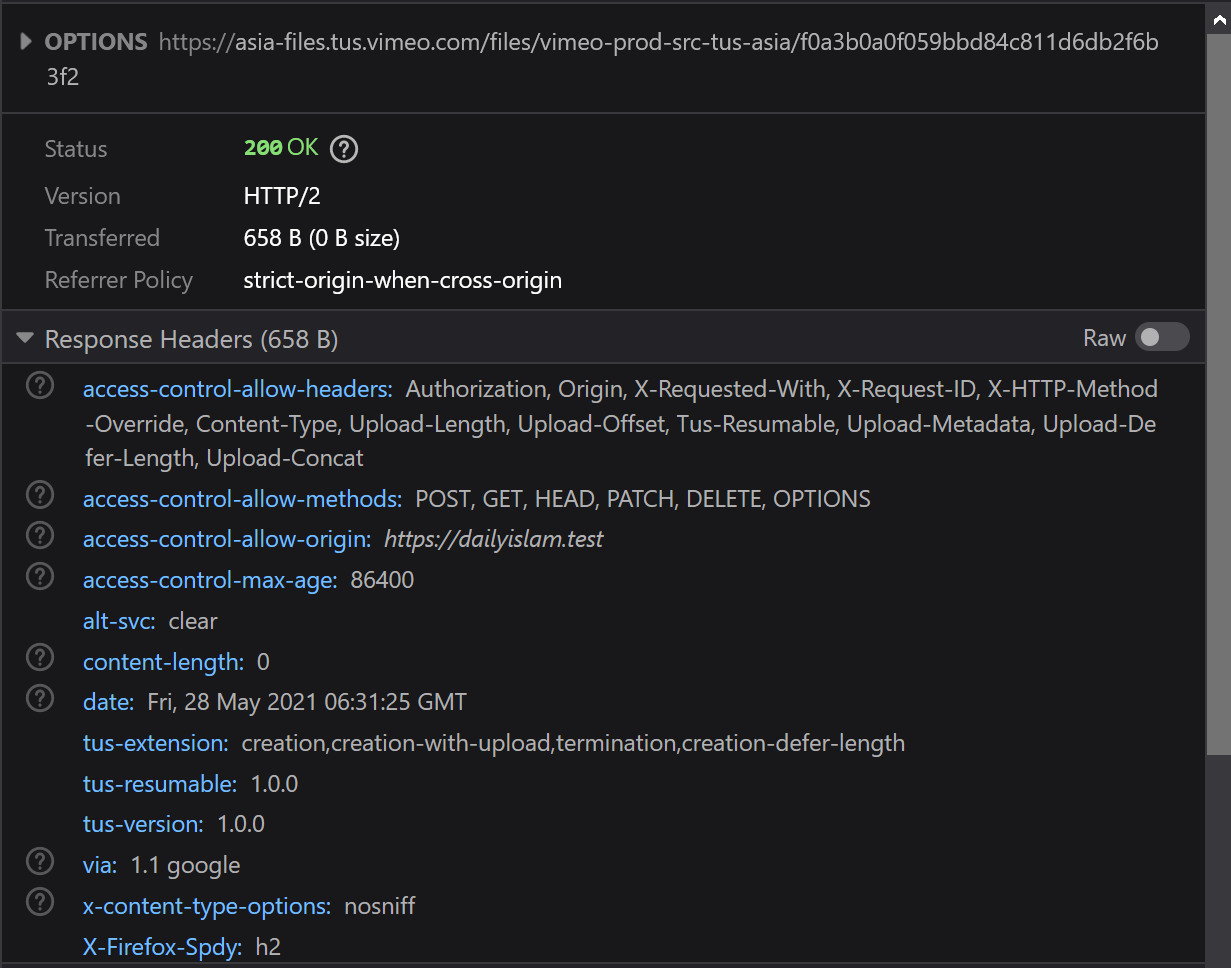 `OPTION` is being triggered multiple times instead of first-time only. · Issue #261 · tus/tus-js ...