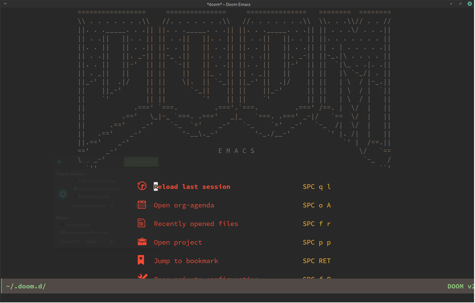 doom-big-font causes the modeline to be cut on the right hand side · Issue #3040 · doomemacs ...