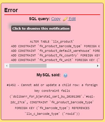 Error when coping DB in PHPMYADMIN · Issue #15708 · Dolibarr/dolibarr · GitHub