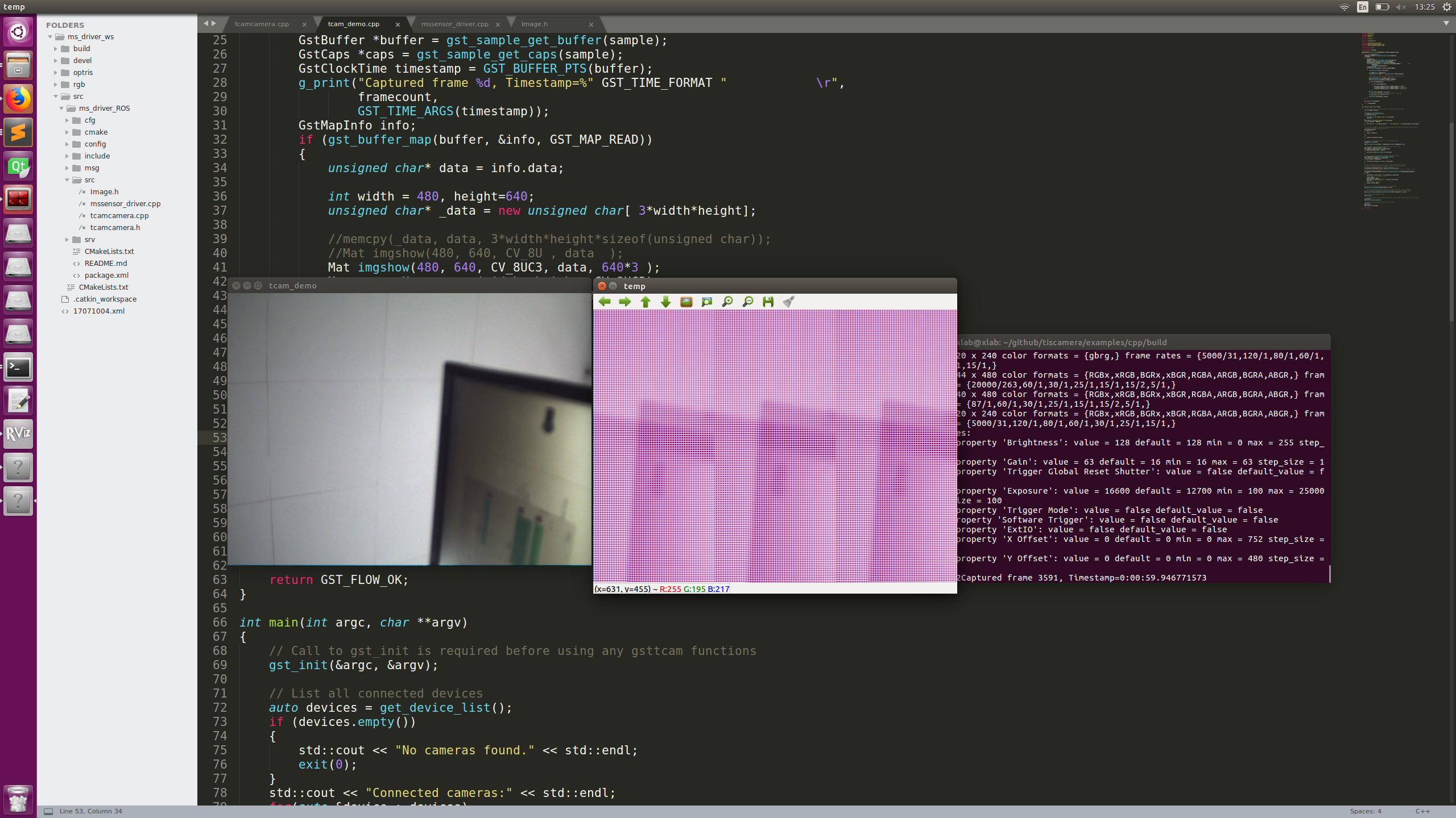 How could I save the RGB images by OpenCV? · Issue #231 · TheImagingSource/tiscamera · GitHub