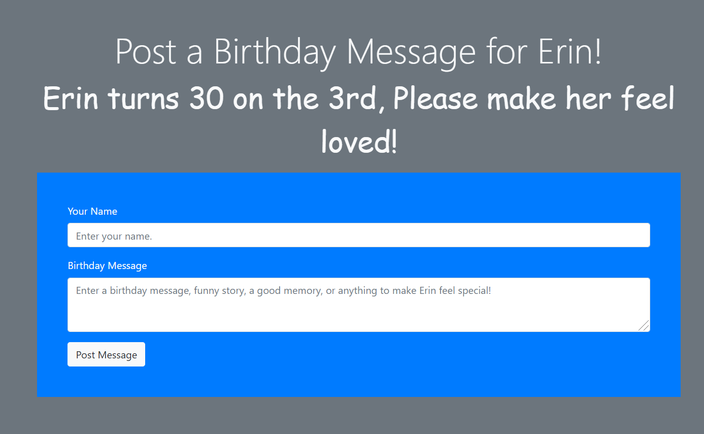 GitHub - johnmalbert/BirthdayCard: Create a birthday card! Accepts ...