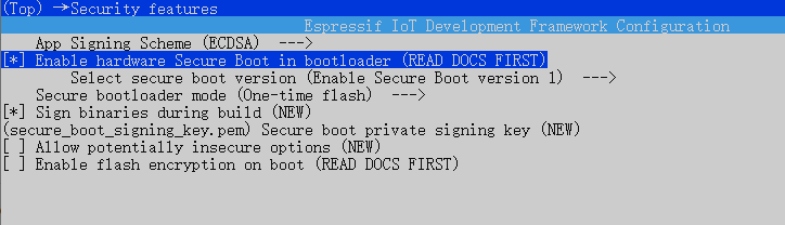 Secure Boot can not used (IDFGH-4040) · Issue #5912 · espressif/esp-idf · GitHub