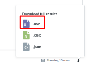 Filter columns when downloading CSV, Excel full result · Issue #6828 · metabase/metabase · GitHub