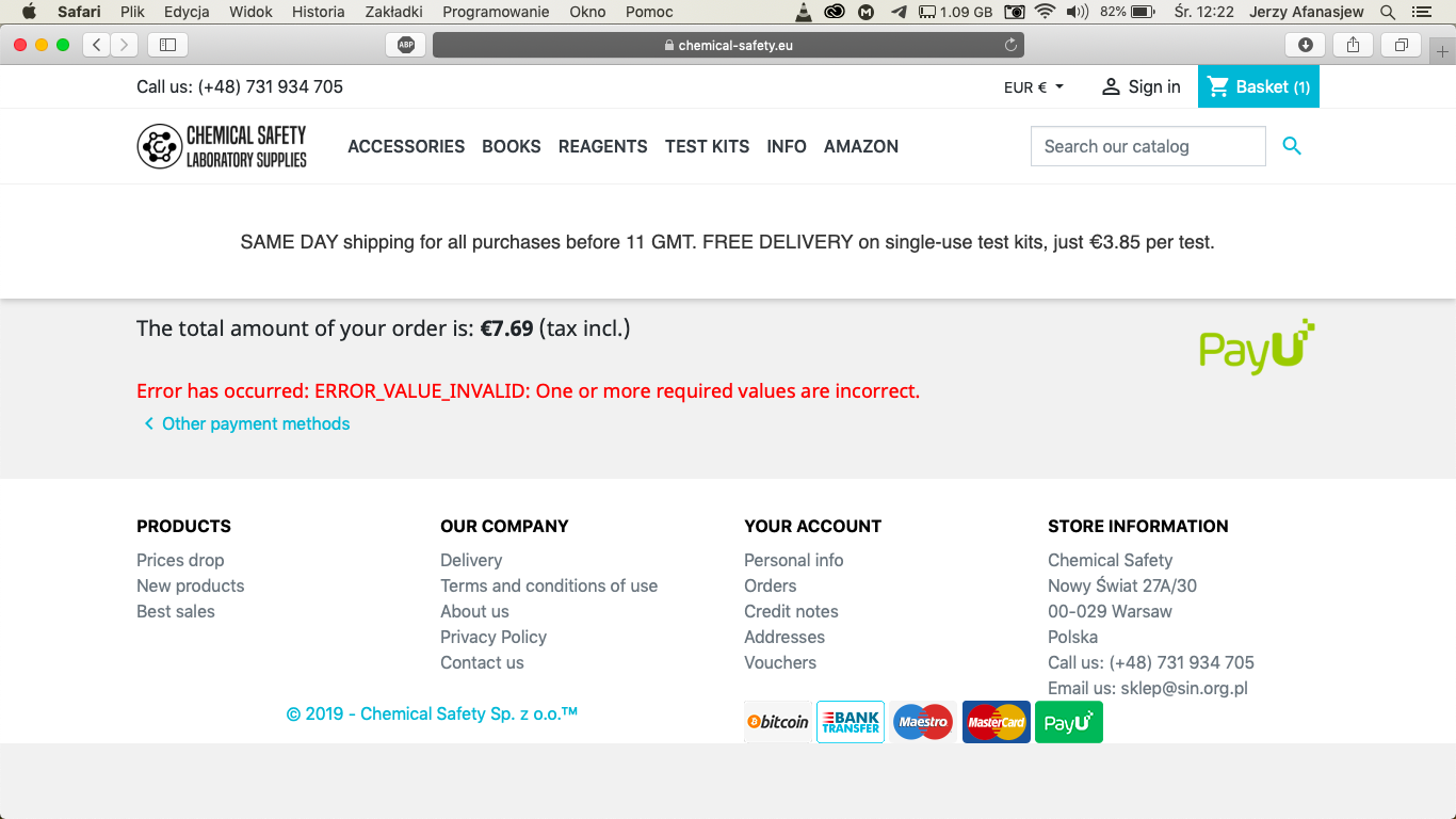 Error has occurred: ERROR_VALUE_INVALID: One or more required values are incorrect. · Issue #263 ...
