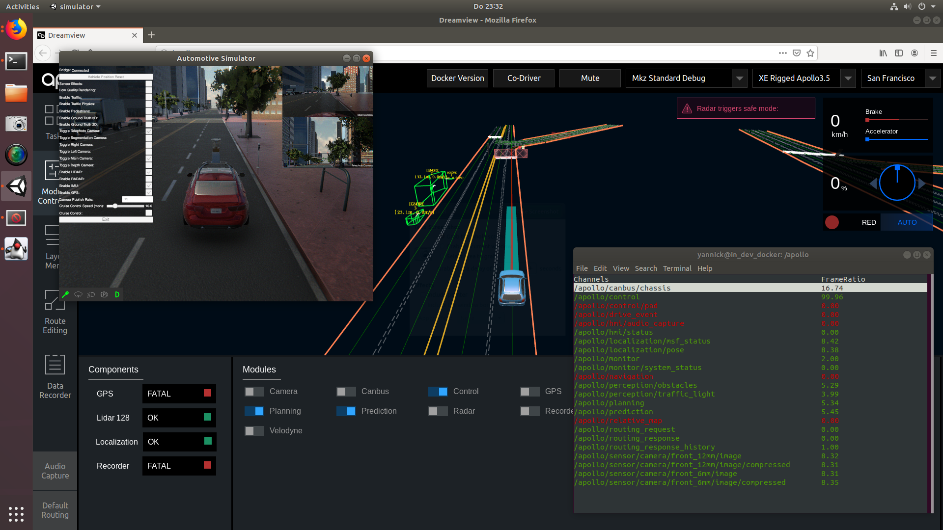 [Apollo 3.5] Radar triggers safe mode · Issue #166 · lgsvl/simulator ...