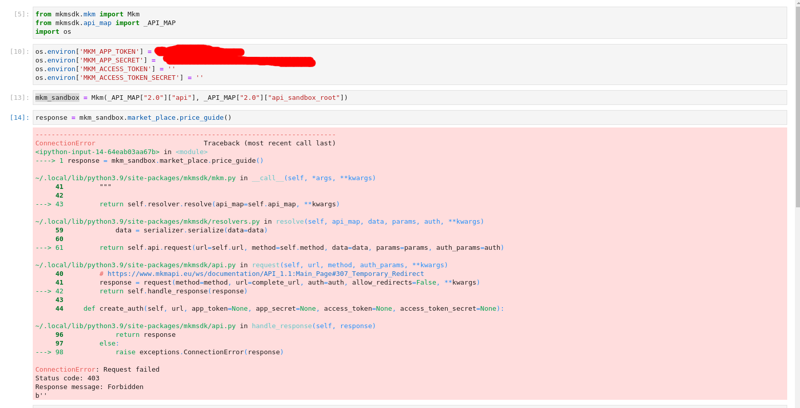 403 Forbidden with all request in sandbox · Issue #71 · evonove/mkm-sdk ...