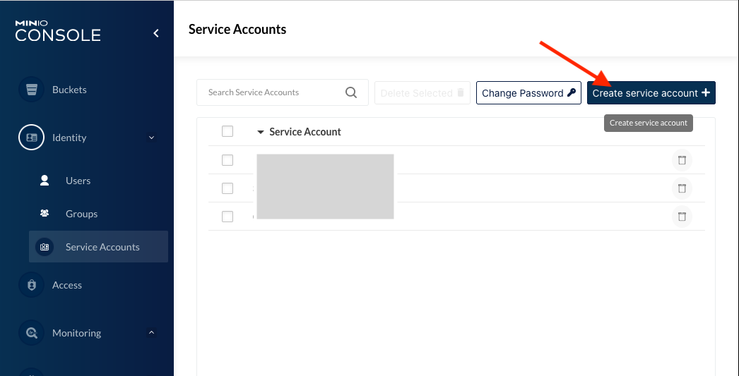 Invalid JSON file generation for ServiceAccount credentials import · Issue #2031 · minio/console ...