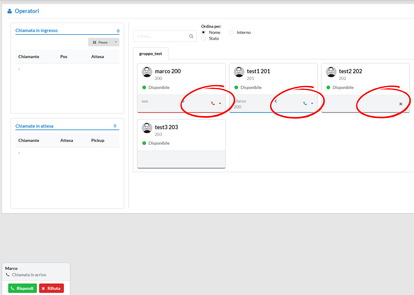 Missing transfer call inside operator panel · Issue #6033 · nethesis/dev · GitHub