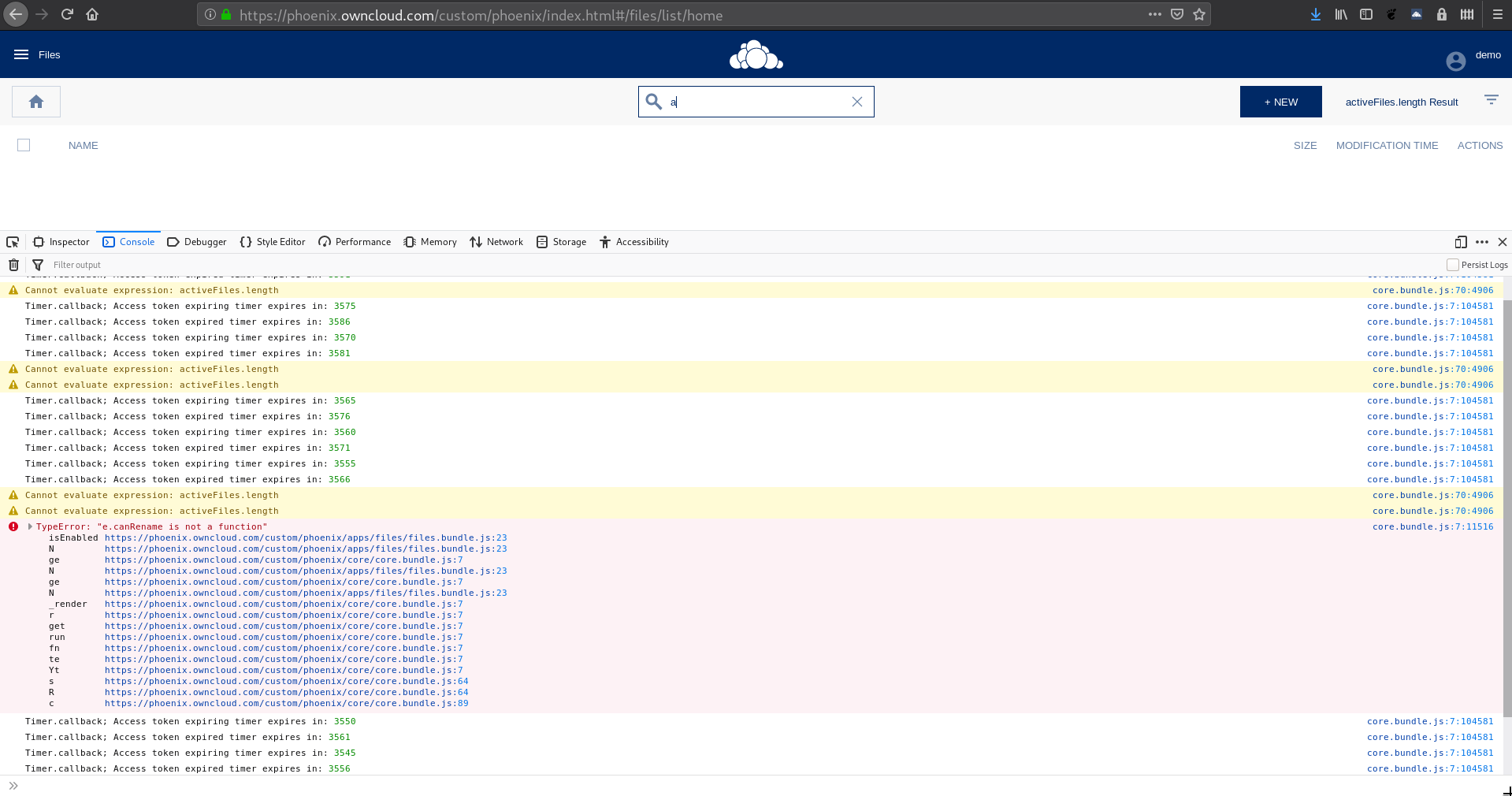 search does not work · Issue #967 · owncloud/web · GitHub