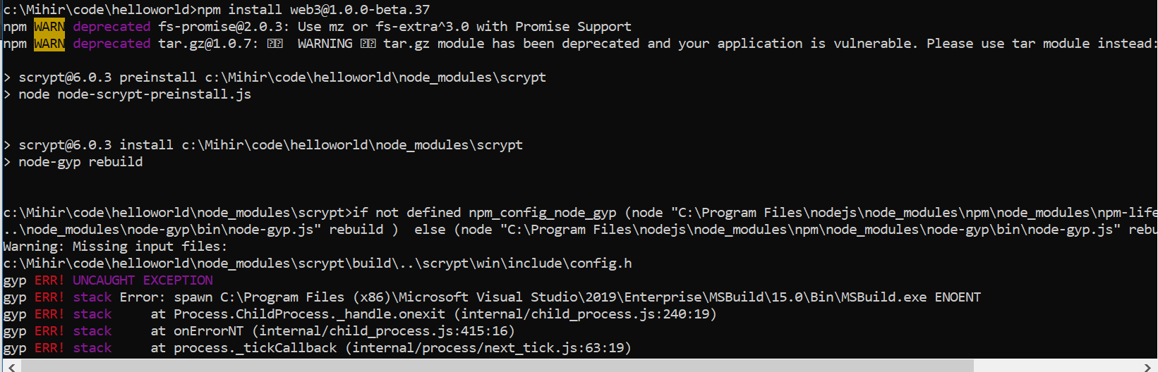 require("Web3") in Truffle develop shell throwing error · Issue #36031 · MicrosoftDocs/azure ...