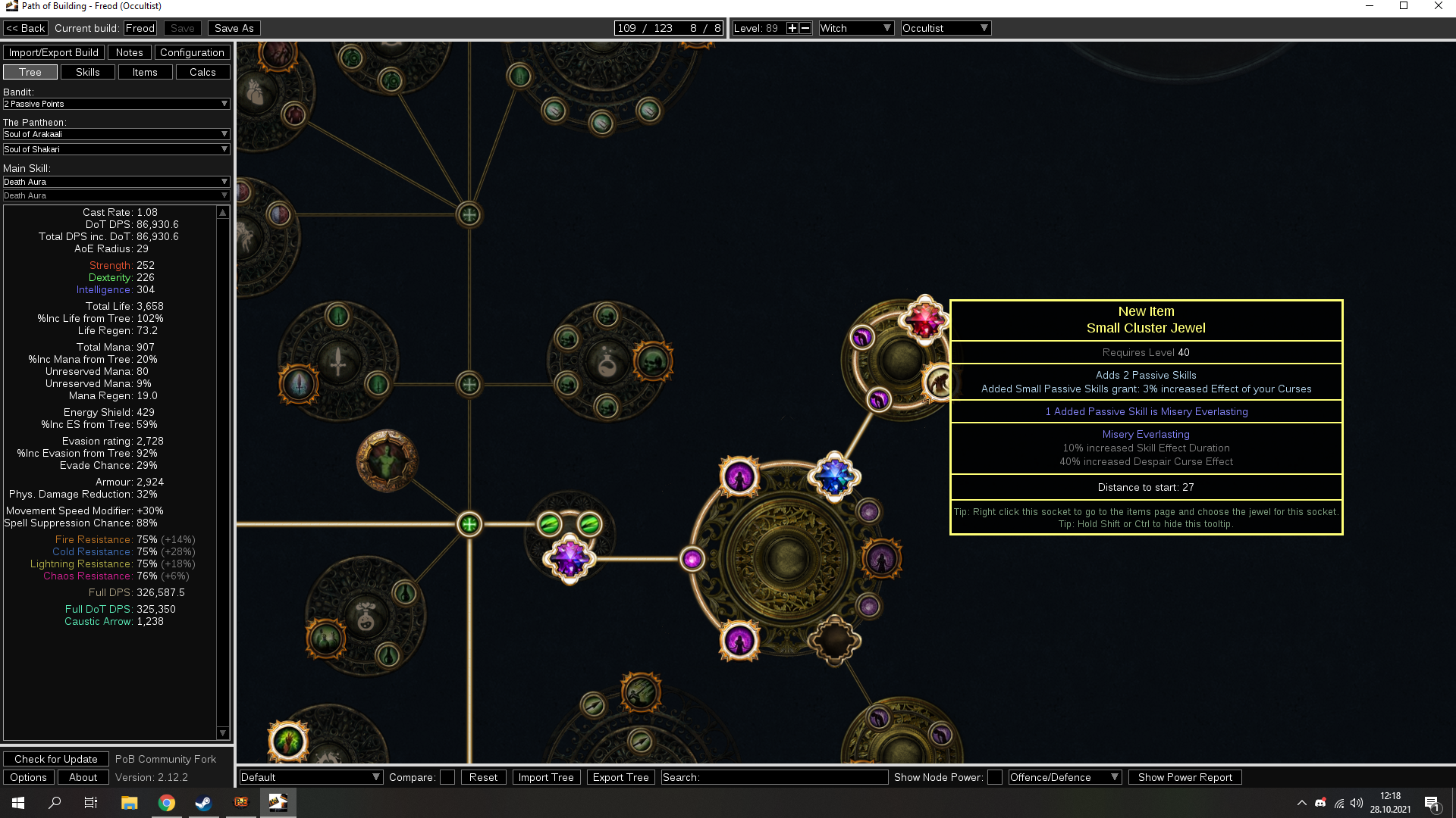 Small cluster with Effect of your Curses · Issue #3647 · PathOfBuildingCommunity/PathOfBuilding ...