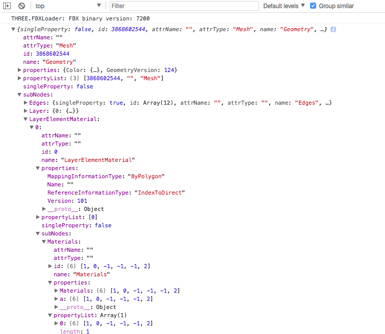 FBXLoader fills in random crap in geometry groups · Issue #12427 ...