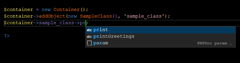 Autocomplete problem - Intelephense doesn't see the method · Issue #2589 · bmewburn/vscode ...