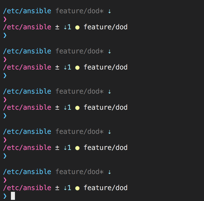 Trying to apply changes to pure prompt results in two different prompt ...