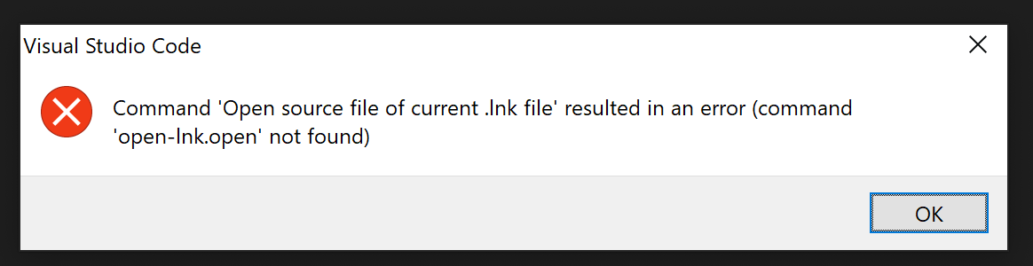 open-lnk.open not found · Issue #1 · Jaimeloeuf/open-lnk · GitHub