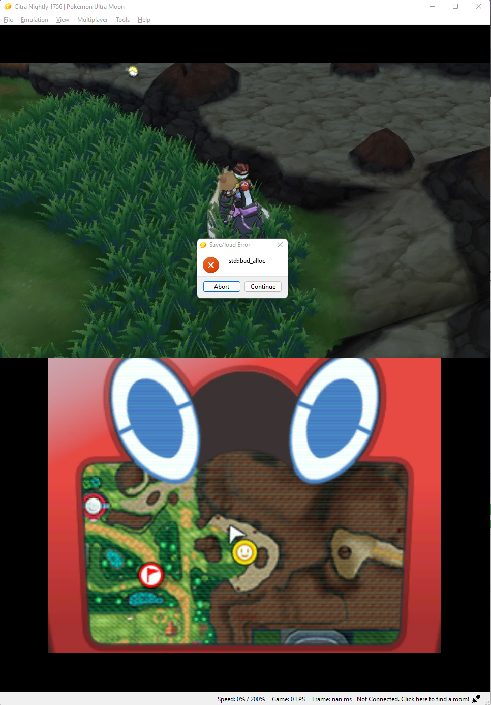 std::bad_alloc was thrown when saving state · Issue #485 · weihuoya/citra · GitHub