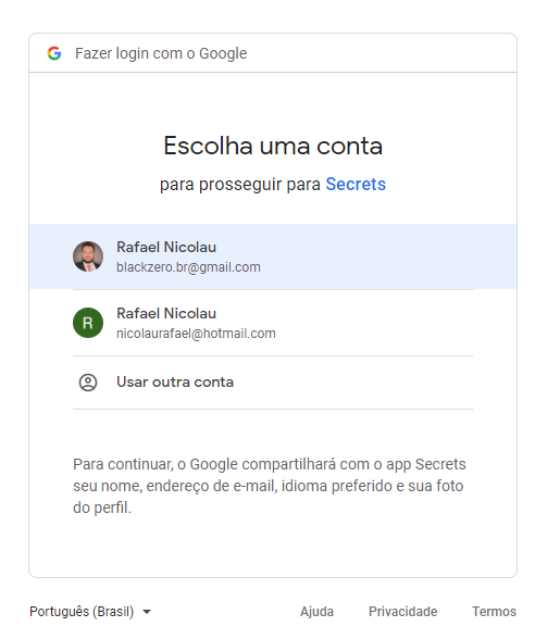 GitHub - Rafael-Nicolau/Secrets-OAuth-and-securityLevels-Project