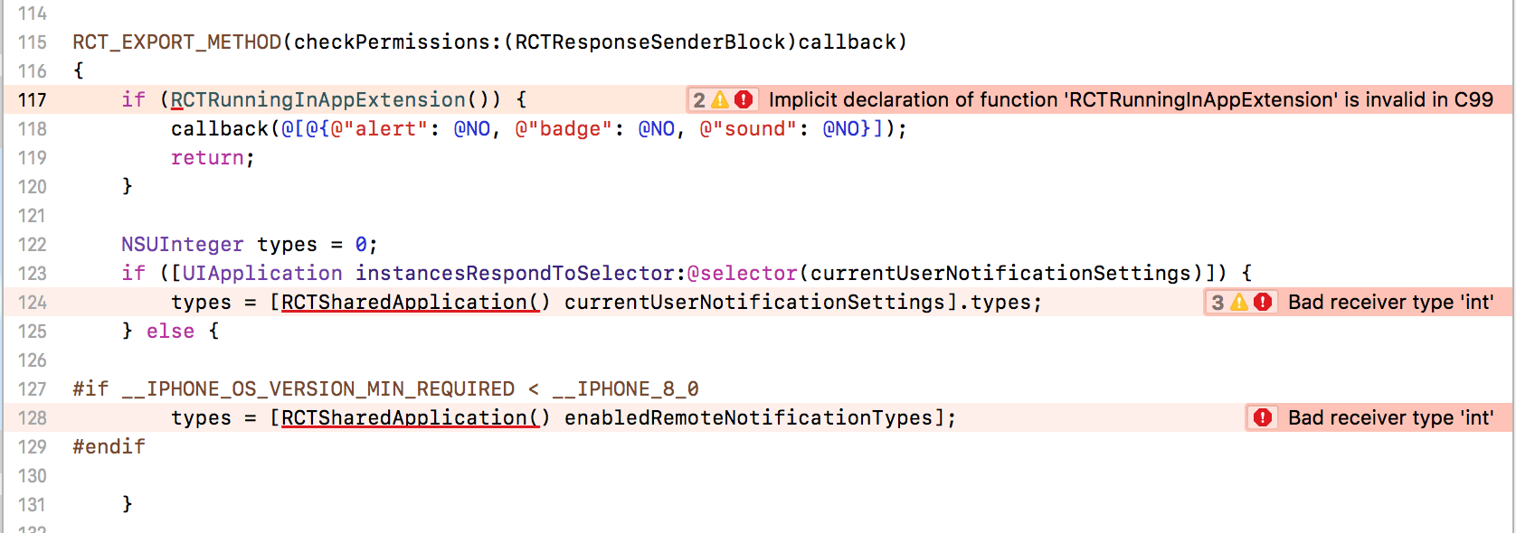 [iOS] Build fails due to ARC restrictions · Issue #362 · OneSignal/react-native-onesignal · GitHub