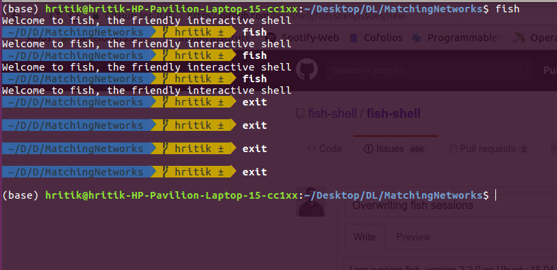 Overwriting fish sessions · Issue #5164 · fish-shell/fish-shell · GitHub