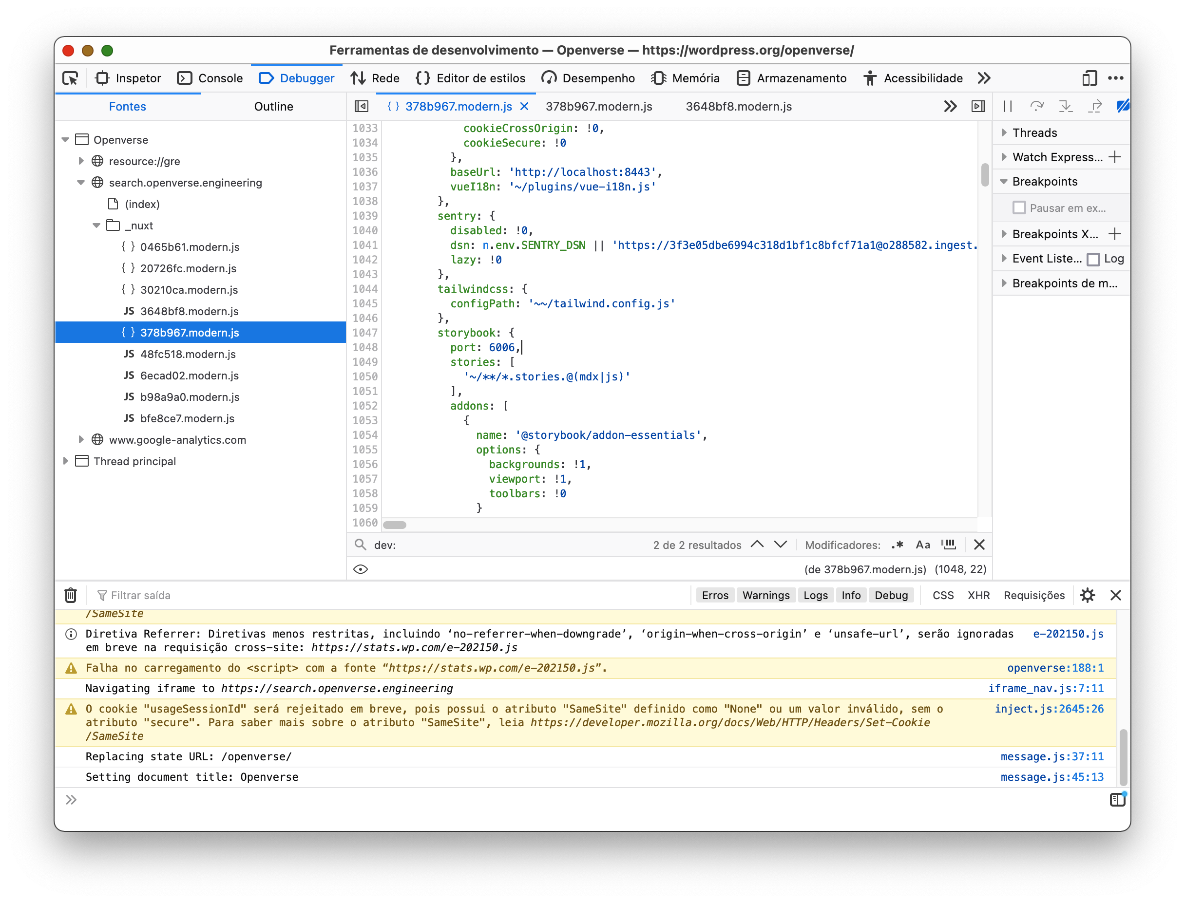 Stop importing `nuxt.config.js` into the app runtime · Issue #524 · WordPress/openverse-frontend ...