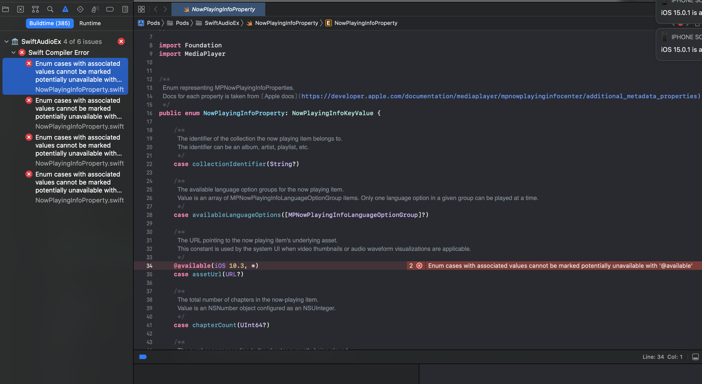 Pod Install has LICENSE warning · Issue #1248 · doublesymmetry/react-native-track-player · GitHub